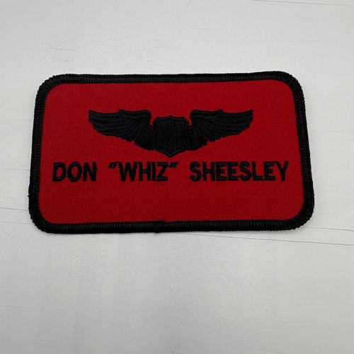 USAF US Air Force Name Tag Patch Embroidered Flight Suit Jacket Red ...