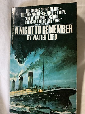 A night to remember by Walter lord Titanic definitive book | eBay