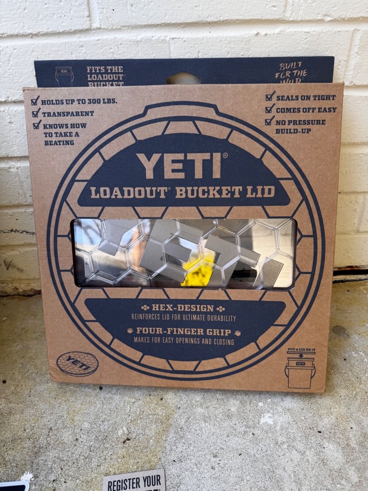 YETI LoadOut 5 Gallon Bucket with Lid- Super Strong, All-Purpose, 100% ...