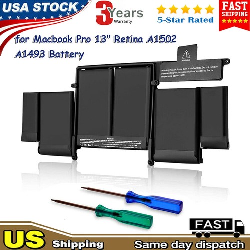 A1493 Battery for Apple Macbook Pro 13" Retina A1502 Late 2013-2014 ...