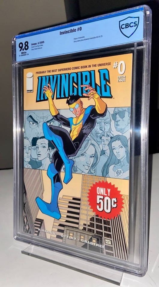 Invincible #0 - Key comic & Origin of Invincible! CBCS 9.8 - Brand New ...
