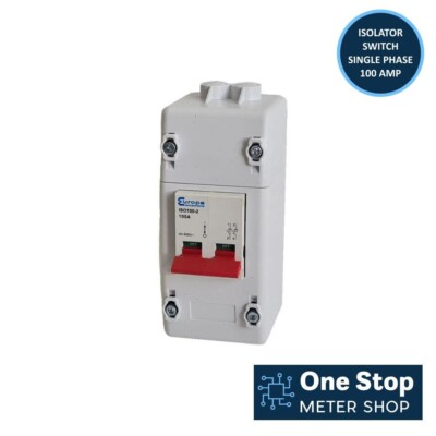 100A ISOLATOR SWITCH - SINGLE PHASE | eBay UK