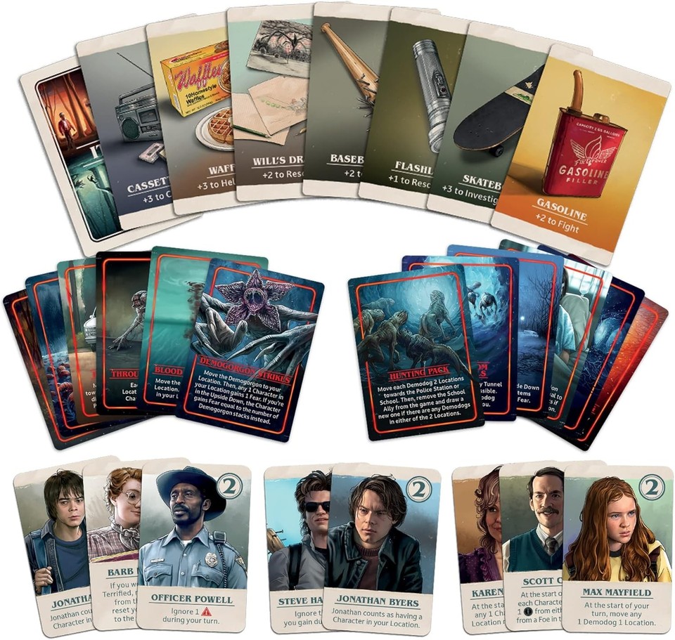 Stranger Things Upside Down Board Game | Strategy Tabletop Miniatures ...