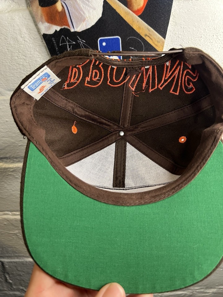 Vintage Cleveland Browns NFL Monster AJD Big Logo Sports Hat Snapback ...