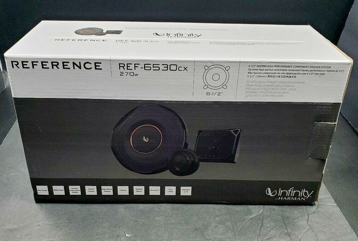 INFINITY REFERENCE REF 6530cx 6.5 INCH 540W 2-WAY CAR AUDIO COMPONENT SPEAKERS | eBay