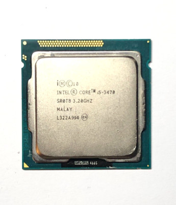 Intel Core i5-3470 CPU 3.2GHz Quad Core Processor SR0T8 Socket1155 Ivy ...