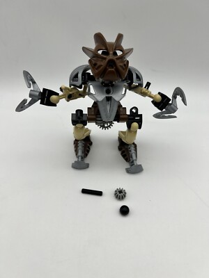 LEGO Bionicle Pohatu Nuva 8568 44 Pieces Complete No Cannister No ...