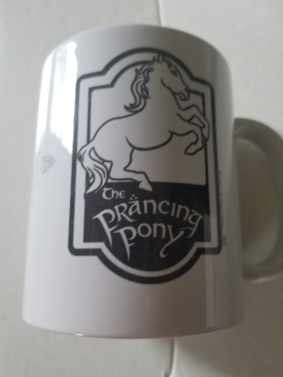 LORD OF THE RINGS LOTR THE PRANCING PONY + GREEN DRAGON CERAMIC COFFEE ...
