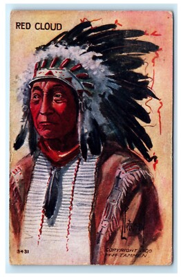Red Cloud Chief Native American H.H. Tammen Postcard D13 | eBay