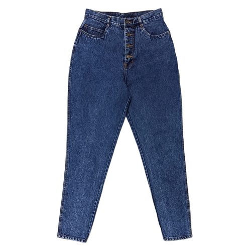 Vintage 80s Rio High Waist Mom Jeans 13 Long Tall 29x32 Tapered Leg ...