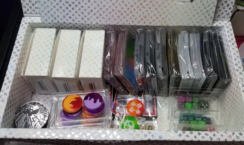 Pokemon TCG Accessories Lot - Dice, Dividers, Tokens, Deck Boxes, ETB ...
