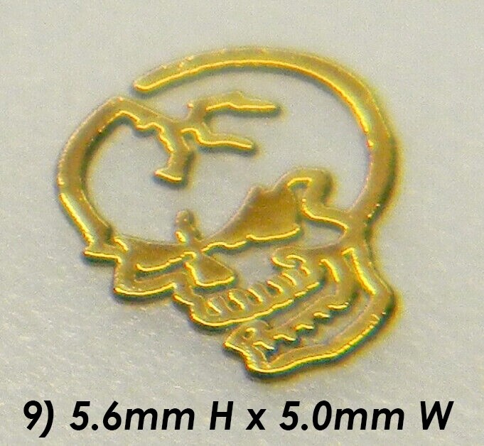 Micro nickel plated metal small watch dial micro parts logos emblems ...