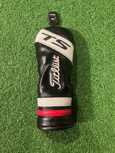 TITLEIST TS RESCUE HYBRID HEADCOVER WITH ADJUSTABLE NUMBERED TAG RED ...
