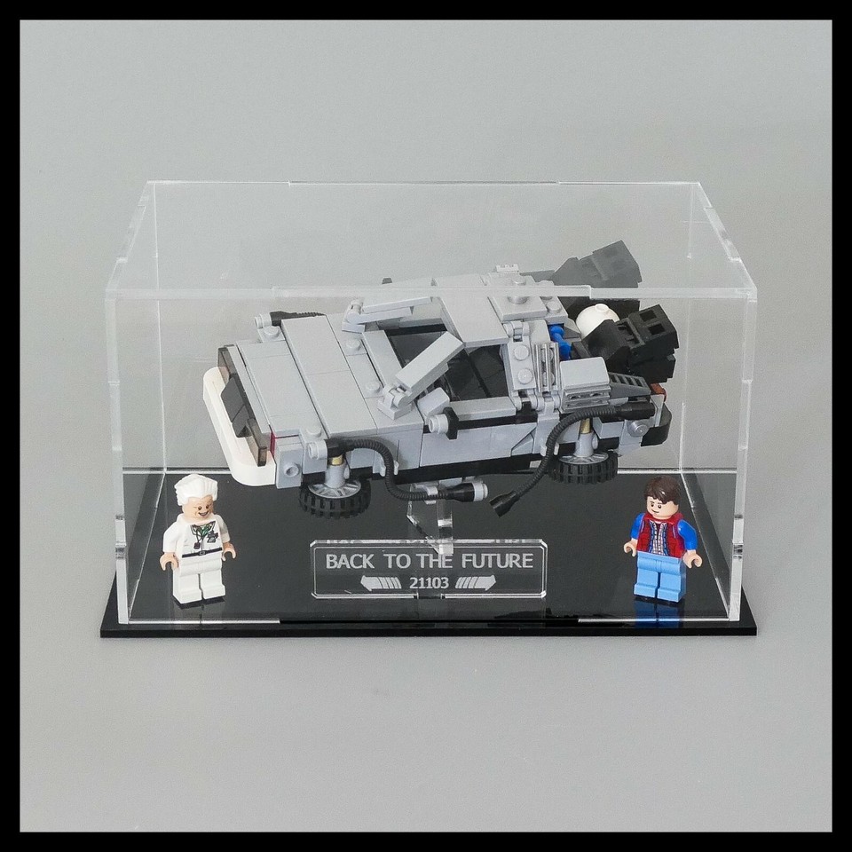 Acrylic Display case for the LEGO Delorean Back to the Future (21103 ...