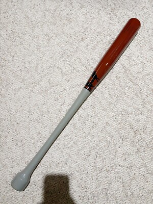 Maple Wood Baseball Bat 32in. TANK. Puck Knob. Grey / Black / Orange ...