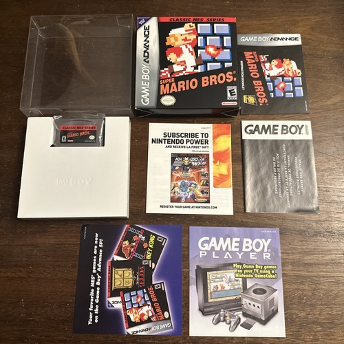 Super Mario Bros. Nintendo NES (Game Boy Advance GBA) Complete CIB ...