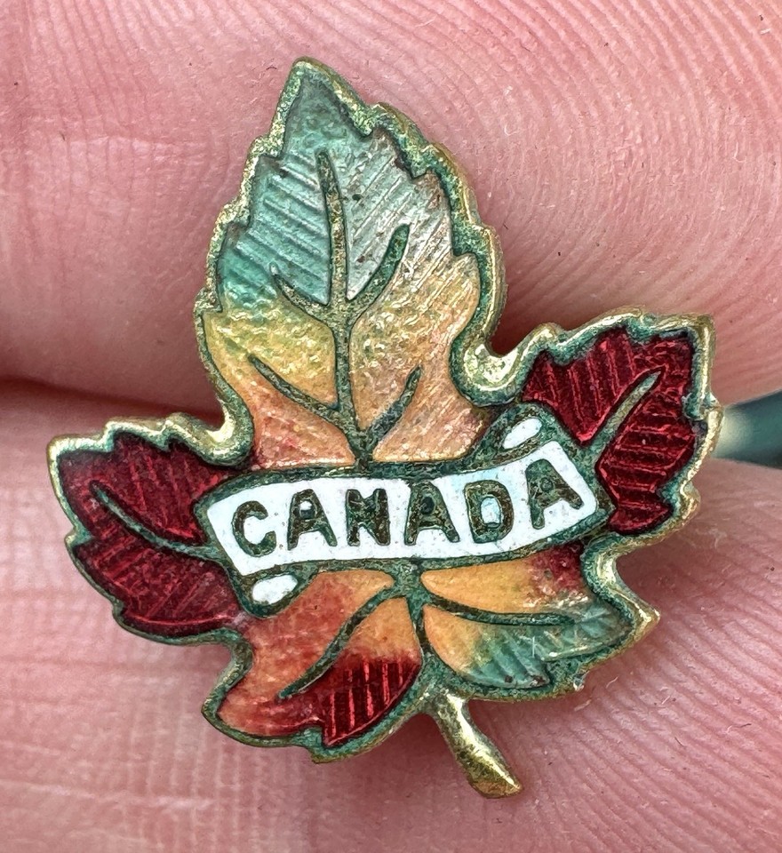 Vintage North Bay Ontario Lapel Pin Canada SkyDome Moose Pin Maple Leaf ...