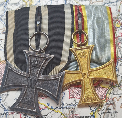 2 clasp EK2 Iron Cross 2. Class Military Cross of Merit 1914 ...