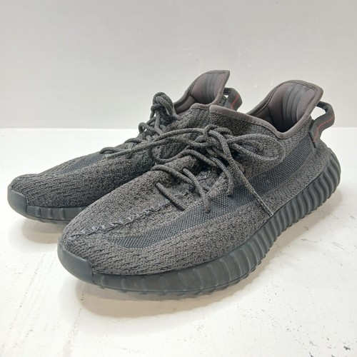 Adidas Yeezy Boost 350 V2 Trainers Mens UK 11.5 Black Knit FU9007 RMF ...