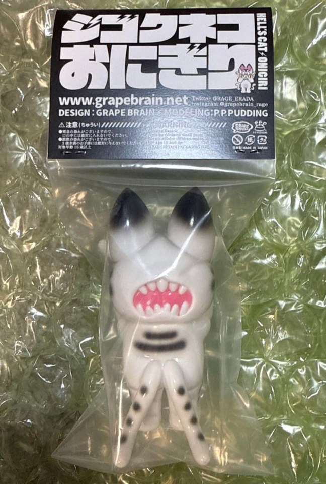 GRAPE BRAIN sofubi Onigiri Hell's Cat Hanshin limited soft vinyl figure new | eBay