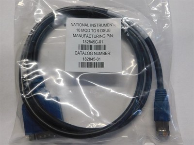 National Instruments 182845-01 TypeS8 10MOD to 9DSUB RS232,RS485 Serial ...