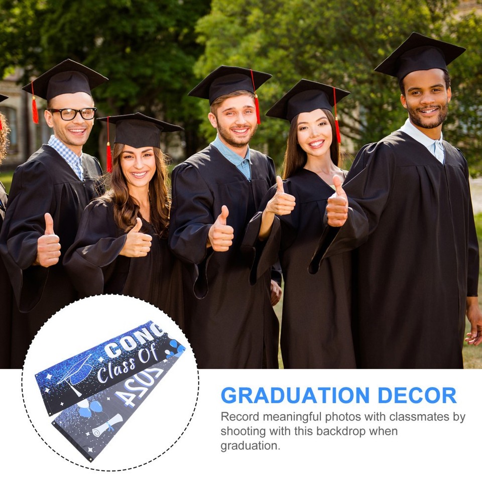 Congratulations Graduation Party Backdrop Congrats Grad Photography ...