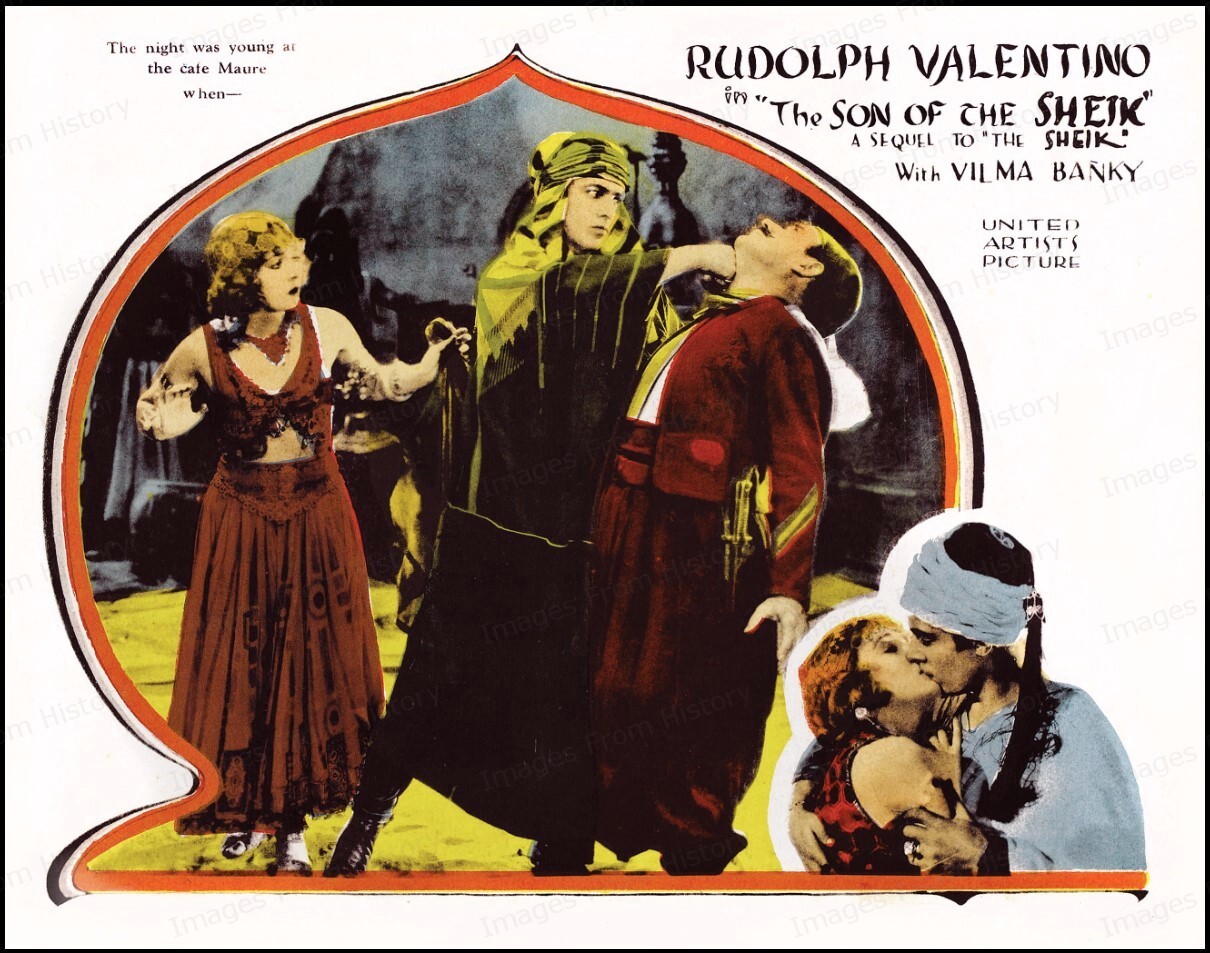 8x10 Print Rudolph Valentino Vilma Banky Son of the Sheik UA 1926 #SNR ...