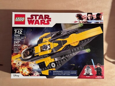 75214 ANAKIN'S JEDI STARFIGHTER star wars lego legos set r2-d2 ...