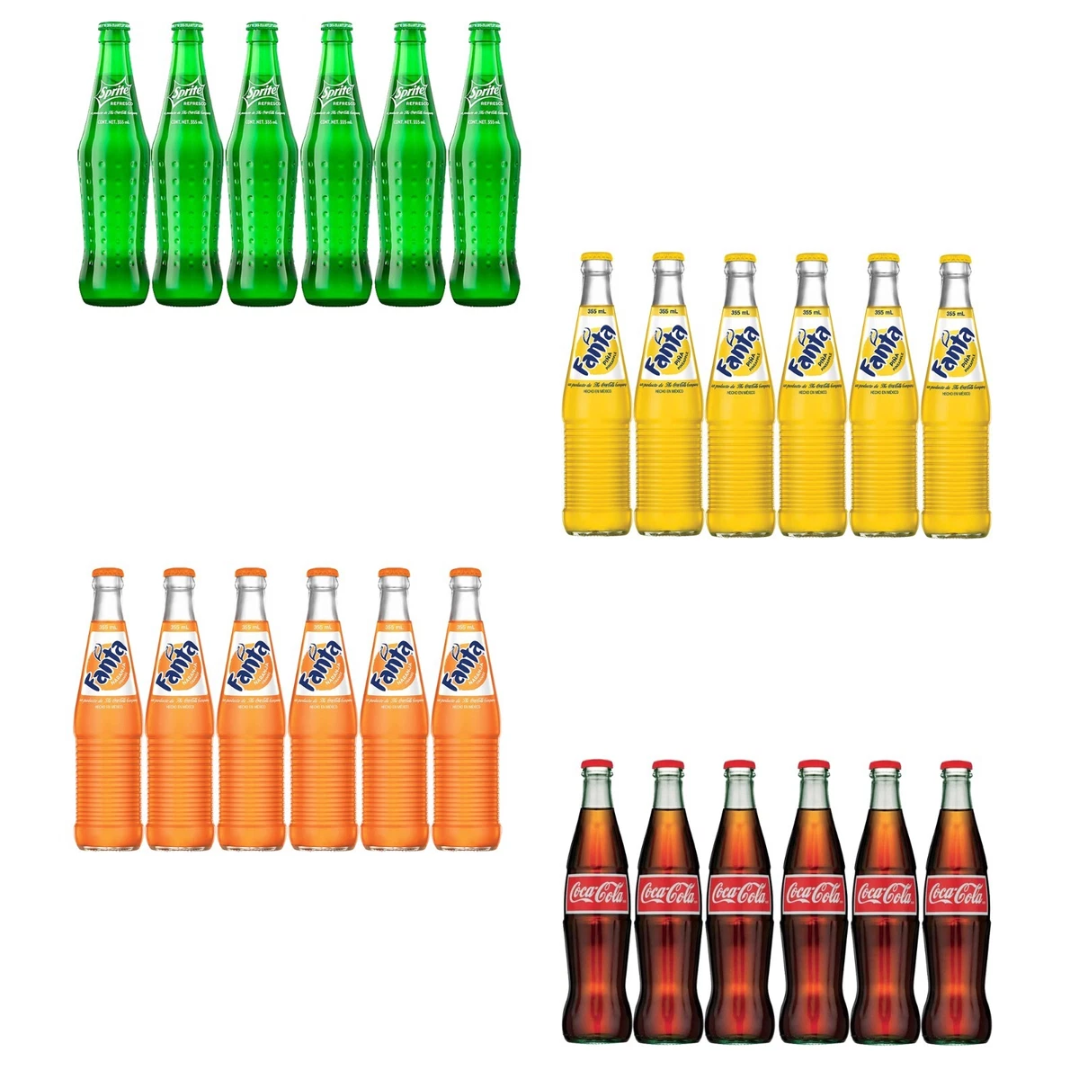 Fanta Orange Glass Bottle