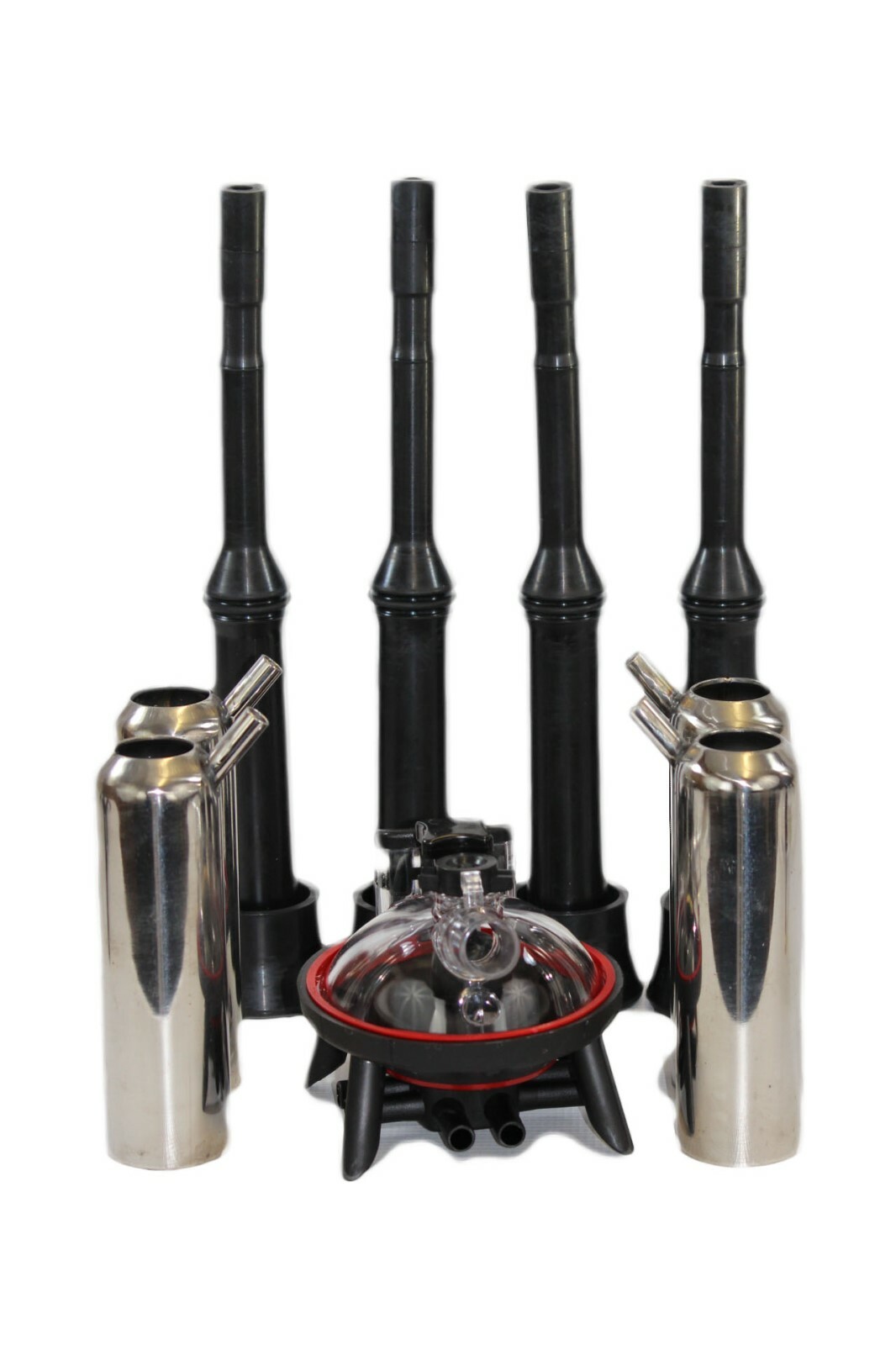 Melasty, 4 Long Liner/Inflation 121/2" Cow, 4stainless steel shell 1 ...