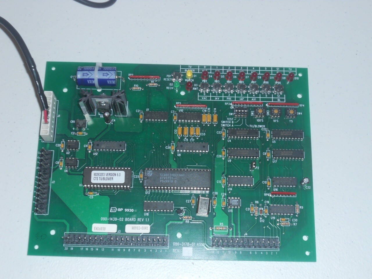 SWISSLOGIC SWISSLOG TRANSLOGIC TUBE SYSTEM TRANSFER UNIT BOARD 86317801 ...