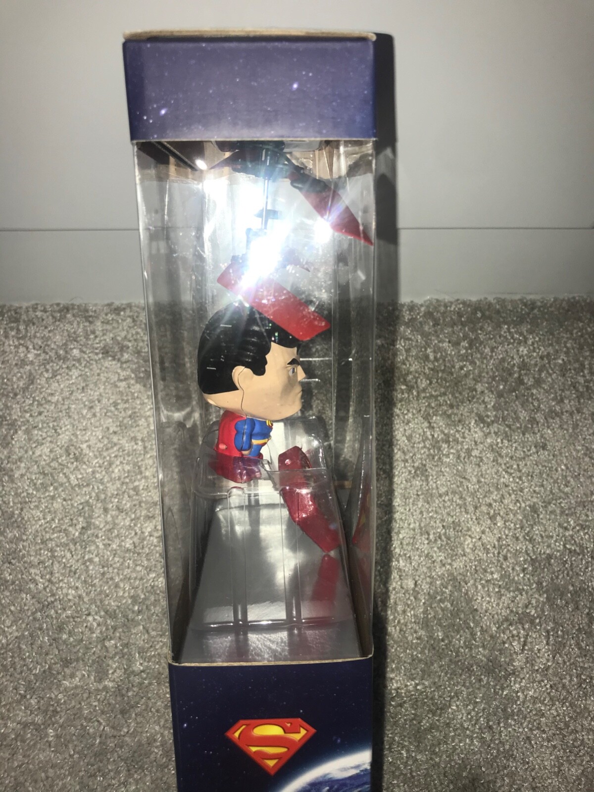 Superman Motion Control RC Flying Superman unopened and a great ...