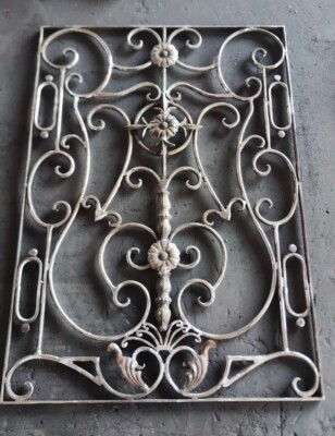 Rustic Door hardware grill for a door or window wrought iron hand made ...