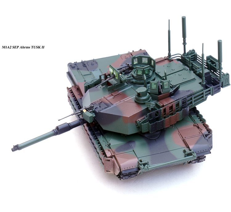 New 1:72 Scale U.S. Army M1A2 Abrams Main Battle Tank NATO Camouflage ...