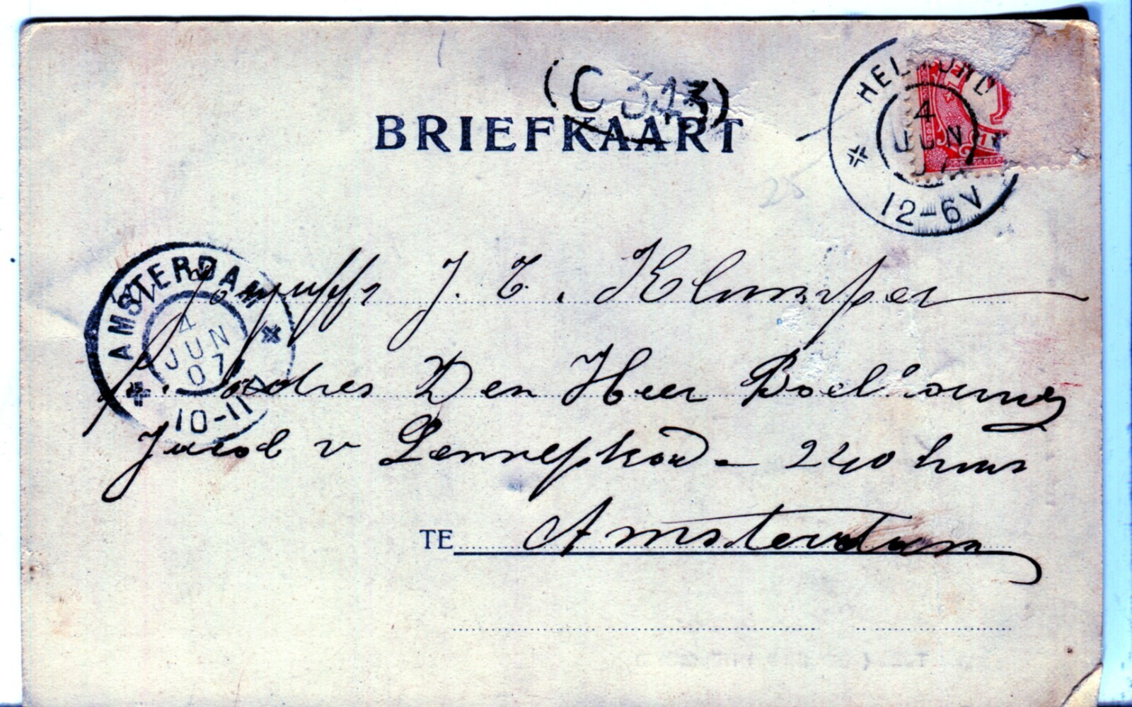 Netherlands Helmond - Kasteel 1907 postcard | eBay