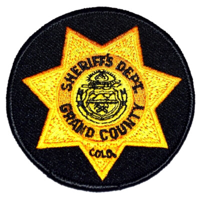 GRAND COUNTY – SHERIFFS DEPT - COLORADO CO Sheriff Police Patch STATE ...