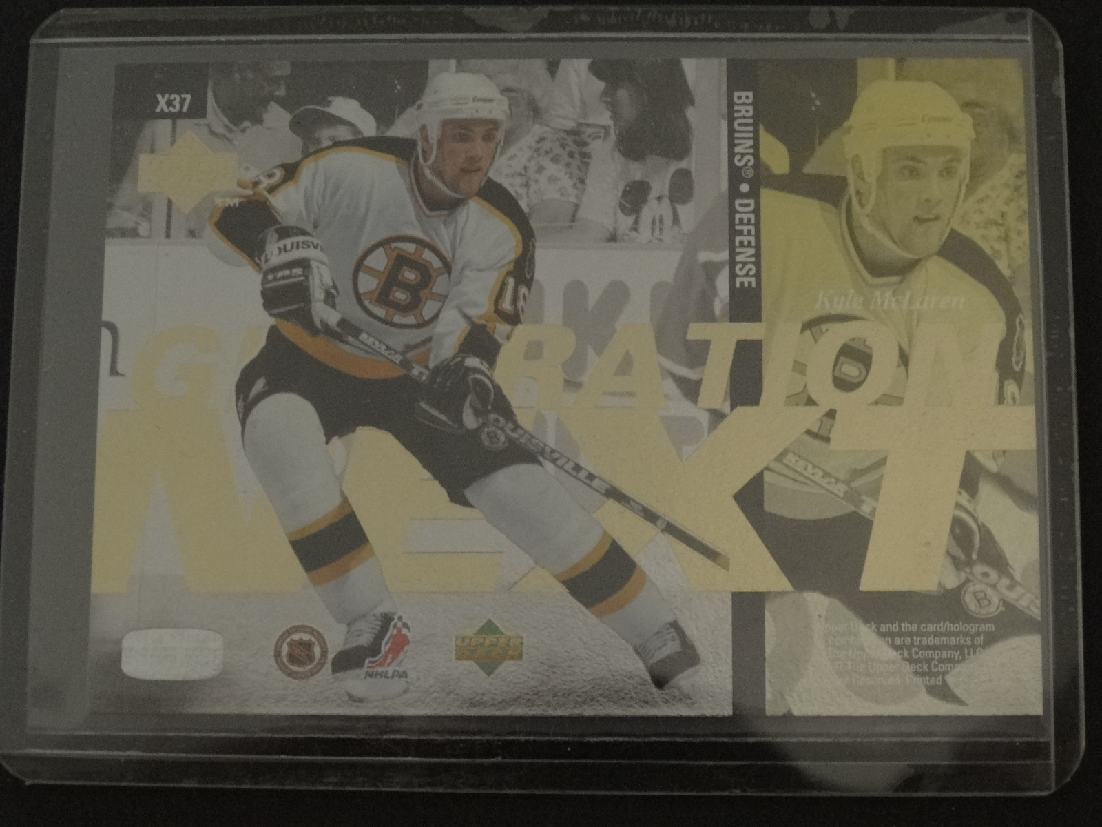 1996-97 Upper Deck Generation Next X37 Gary Suter / Kyle McLaren Hockey ...