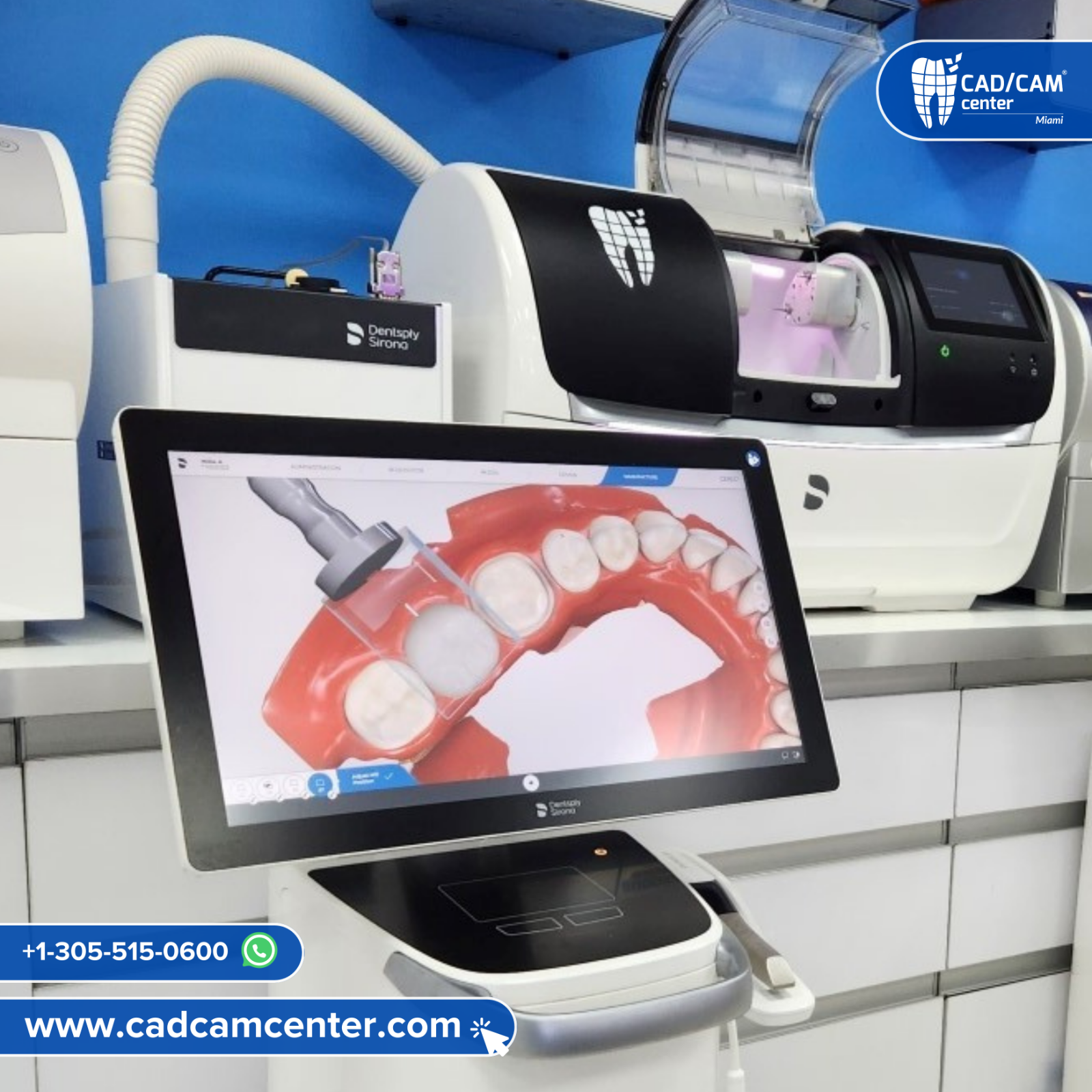 DENTSPLY SIRONA CEREC PrimeScan + PrimeMill + Suction unit + SpeedFire ...