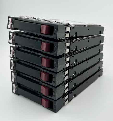 HPE MSA 7.2TB SAS 12G Enterprise 10K SFF (2.5in) 512n 6-pack HDD Bundle ...