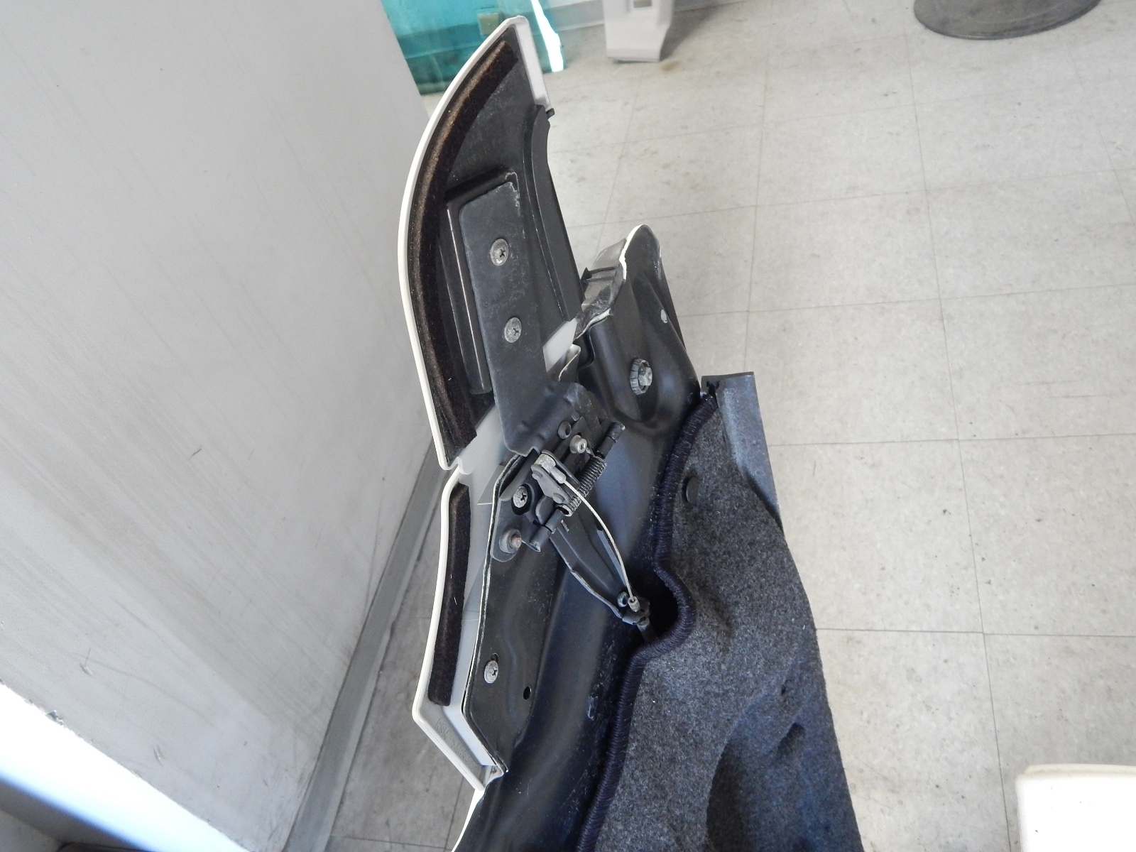 208 CLK430 CLK320 CLK55 CONVERTIBLE SOFT TOP BOOT LID COVER WHITE | eBay