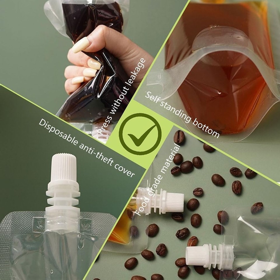 Alcohol Flask Bags for Cruise, Reusable Rum Runners, Concealable ...