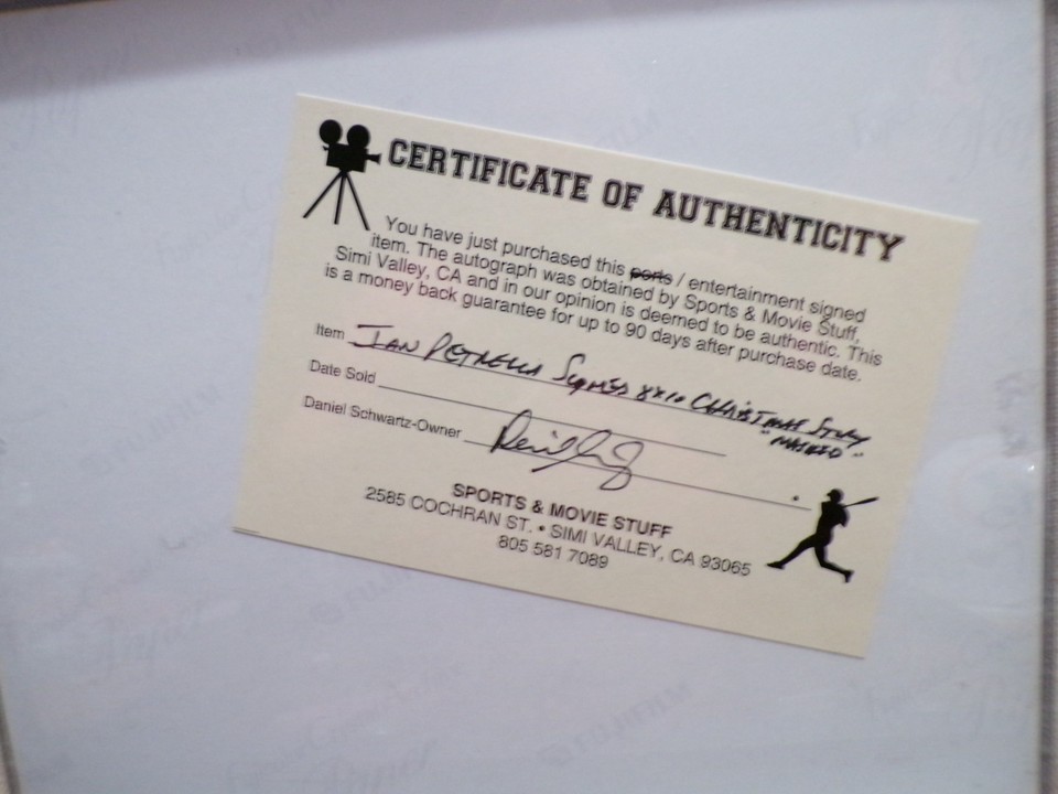 Ian Petrella signed 9x11 x-mas story with coa | eBay