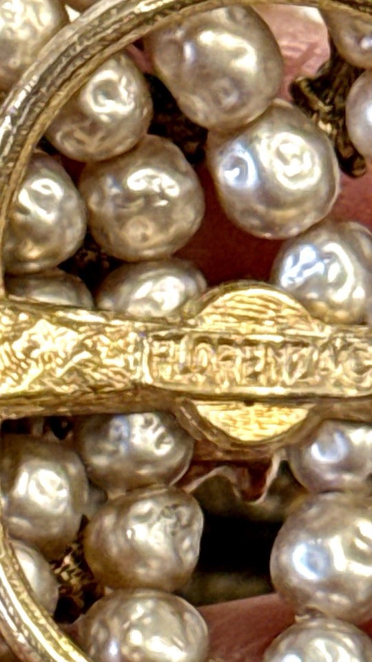 Vintage Florenza Multi-Strand Faux Pearl Bracelet Turquoise / Rare | eBay