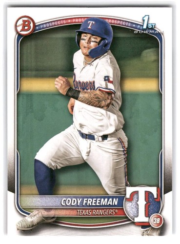 Cody Freeman 2025 Bowman Baseball #BP-112 Texas Rangers Prospects | eBay