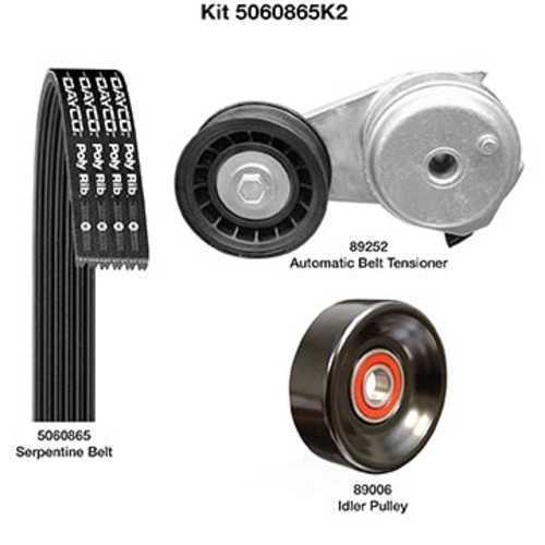 Serpentine Belt Drive Component Kit Dayco 5060865K2 | eBay