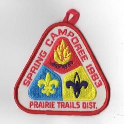 1983 Spring Camporee Prairie Trails District RED Bdr. [CHI-1198] | eBay