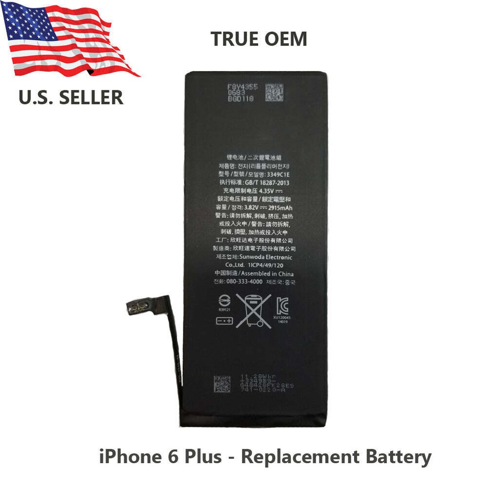 Original Apple iPhone 6 Plus Battery Replacement - For iPhone 6 Plus ...