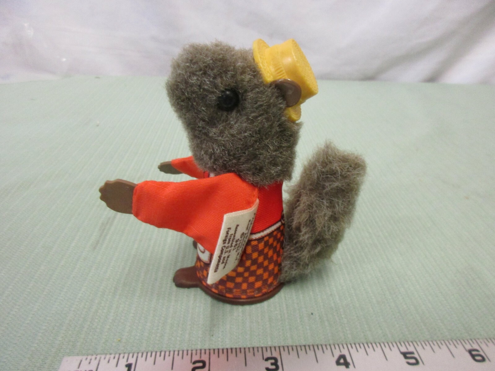 Vintage Fisher Price Woodsey Squirrel Log Home Store Airport Figure ...