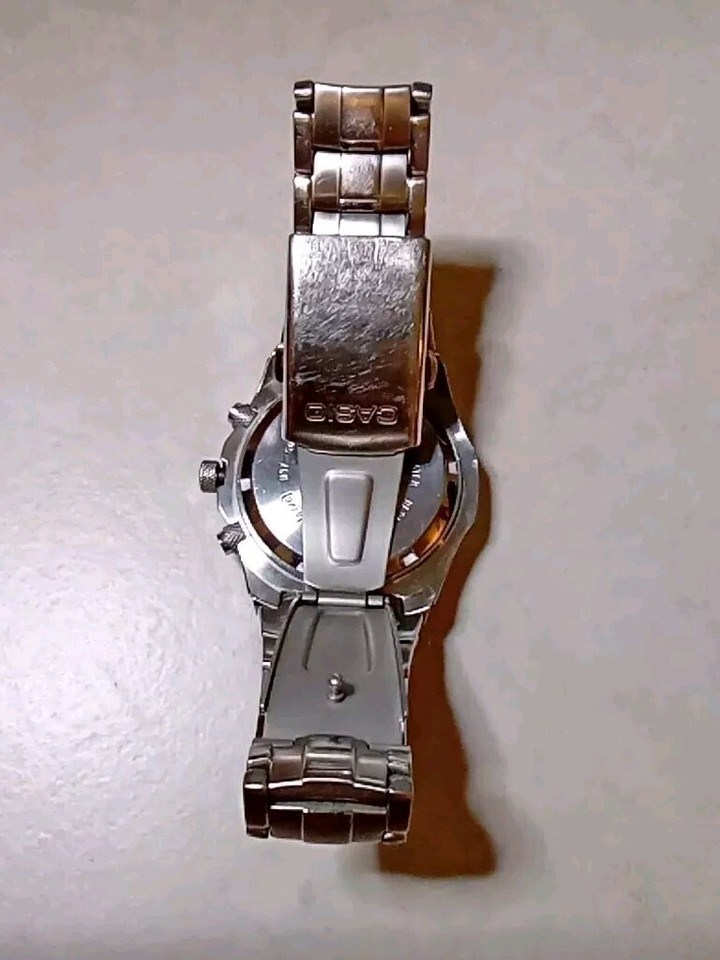 Casio Duro Watch Men 40mm Blue 4726 MSY-502 Date 200M Chronograph Alarm ...