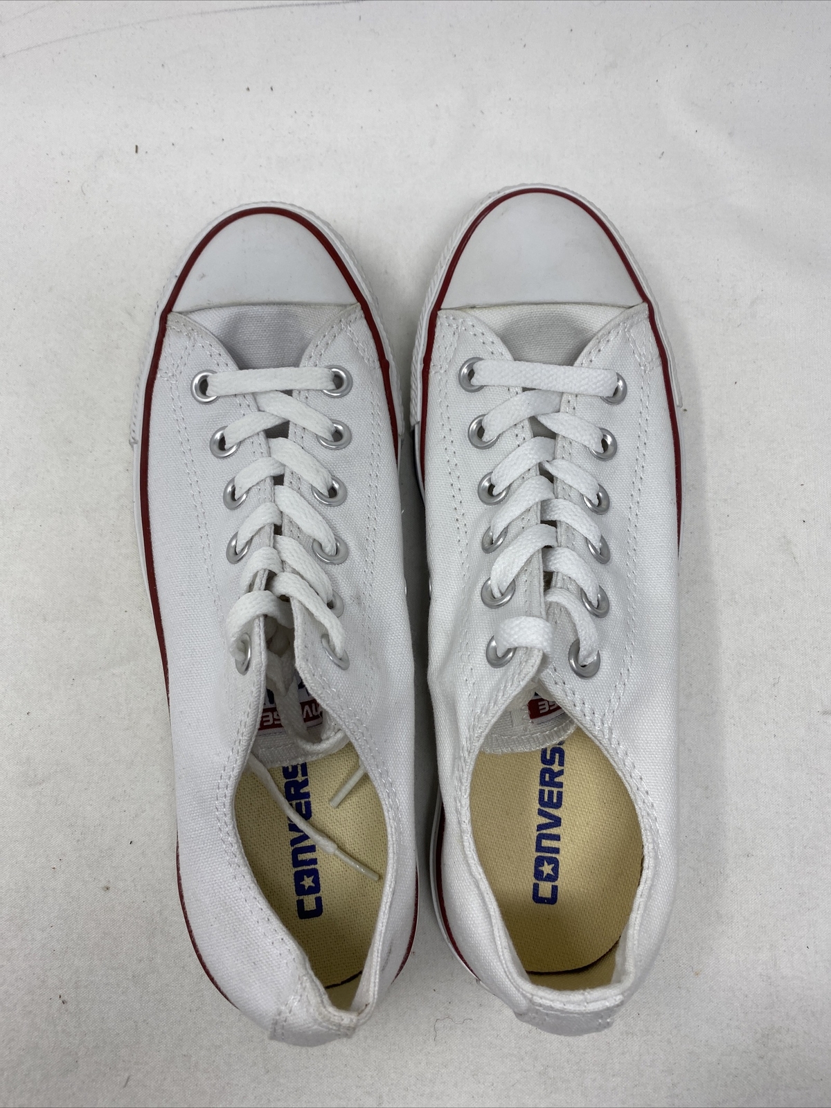 Size 8 - Converse Chuck Taylor All Star Low Optical White W for sale ...